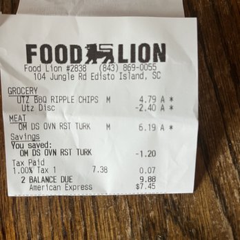 FOOD LION - Updated December 2025 - 104 Jungle Rd, Edisto Island, South ...