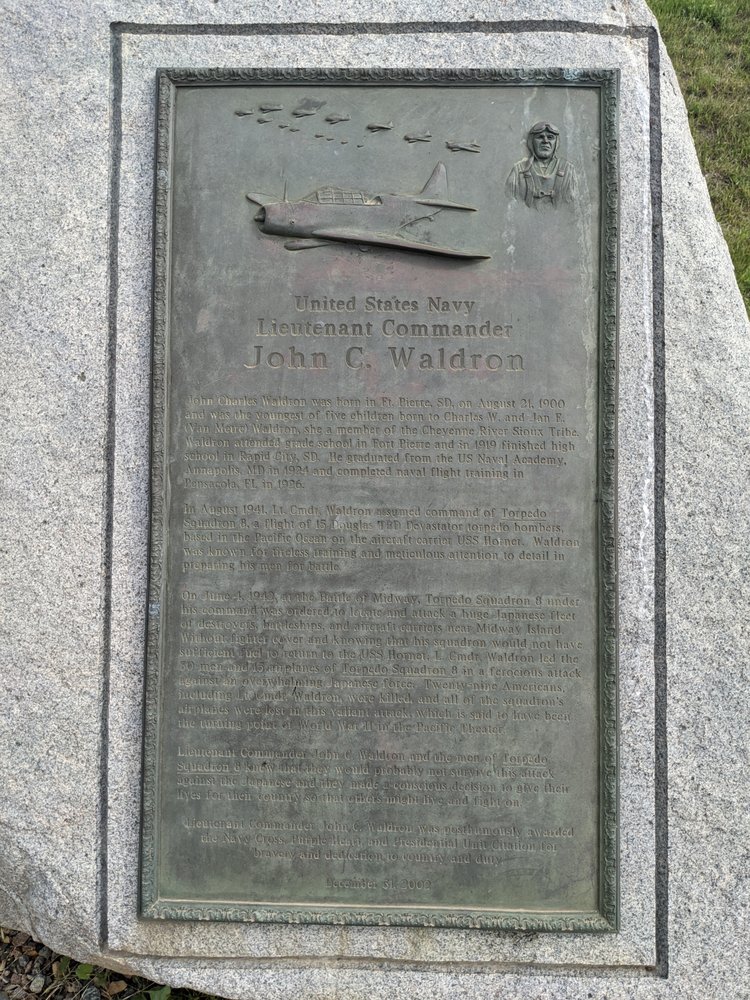 JOHN C. WALDRON MEMORIAL BRIDGE - US-14, Pierre, South Dakota ...