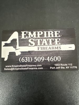 EMPIRE STATE FIREARMS - Updated January 2026 - 1653 NY-112, Port ...