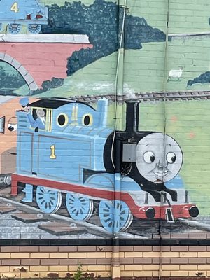 THOMAS THE TRAIN MURAL - Updated July 2025 - Ellicott St, Batavia, New ...