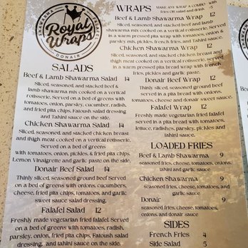Reserve now at Royal Wraps - Lebanese - Updated June 2025 - 77 Photos ...