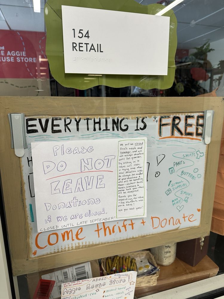 AGGIE REUSE STORE - Updated November 2025 - 12 Photos - In Front Of ...