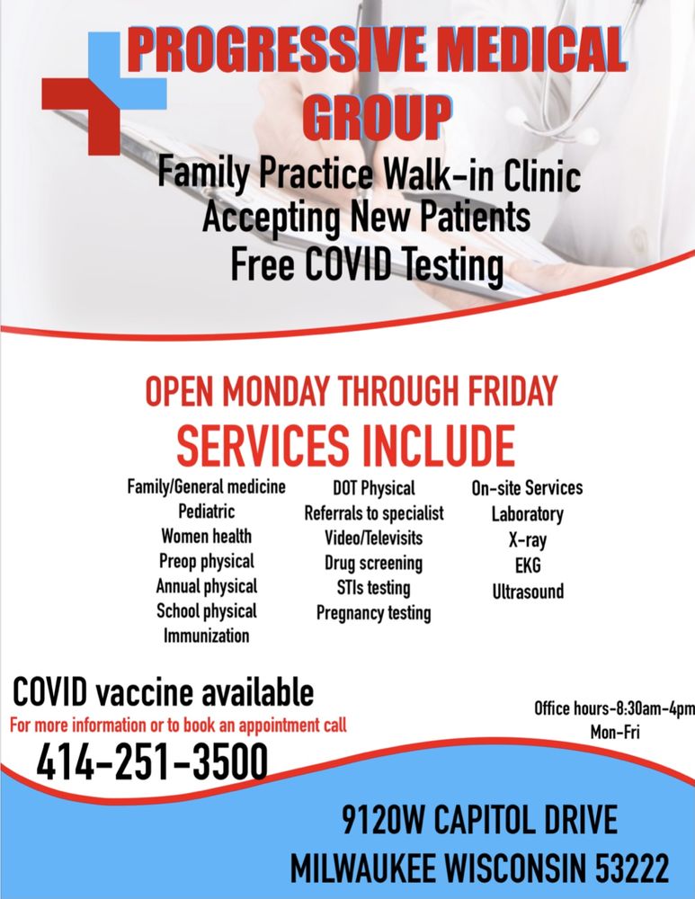 PROGRESSIVE MEDICAL GROUP - Updated April 2025 - 5434 W Capitol Dr ...