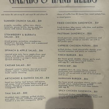 FINCH - Updated January 2026 - 1122 Photos & 854 Reviews - 32395 ...