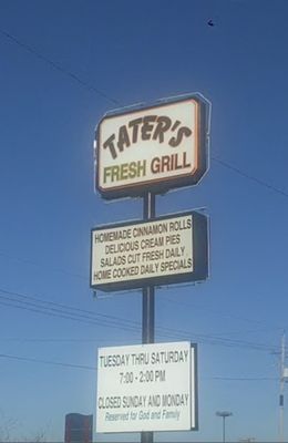 TATERS GRILL - Updated November 2025 - 33 Photos & 14 Reviews - 109 N ...