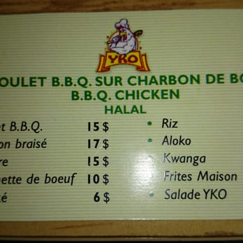 YKO CHICKEN BBQ - Updated December 2025 - 133 Rue Jean Talon W ...