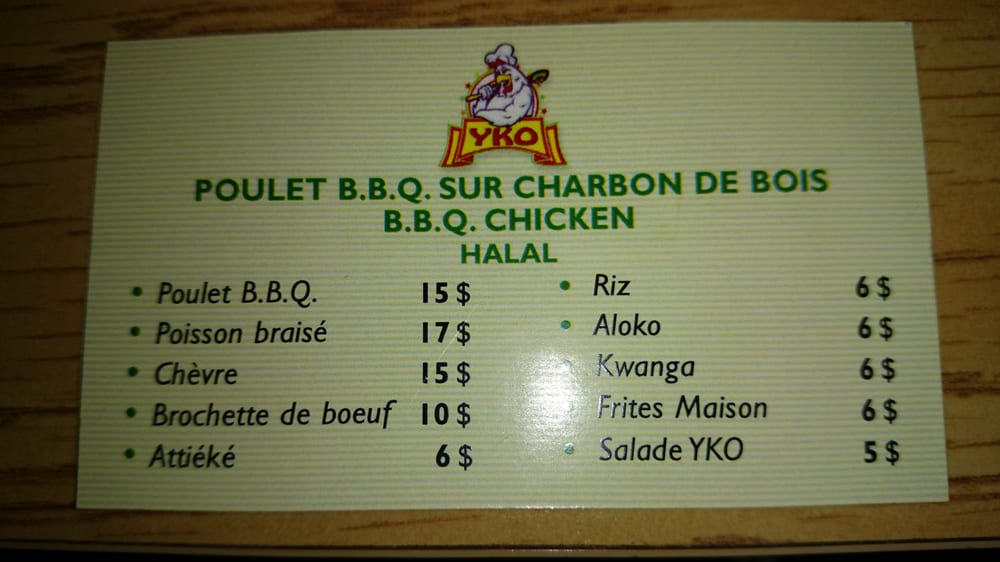 YKO CHICKEN BBQ - Updated March 2024 - 133 Rue Jean Talon W, Montréal ...