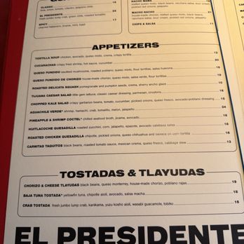 EL PRESIDENTE - Updated February 2025 - 1039 Photos & 289 Reviews ...