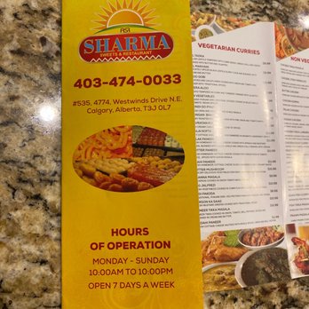 SHARMA SWEETS & RESTAURANT - Updated January 2026 - 19 Photos - 535 ...