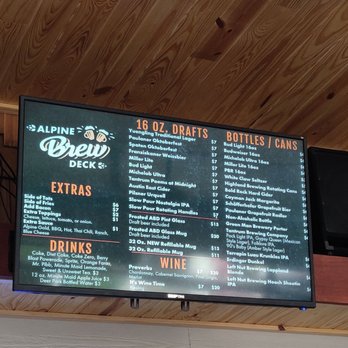 ALPINE BREW DECK - Updated May 2024 - 83 Photos & 79 Reviews - 11 River St, Helen, Georgia ...