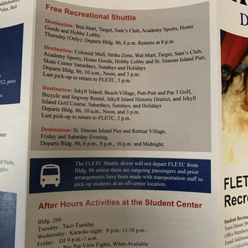 FLETC EXPRESS - GLYNCO - Updated October 2025 - 1131 Chapel Crossing Rd ...