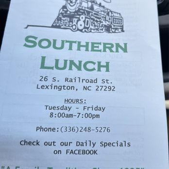 SOUTHERN LUNCH - Updated July 2025 - 124 Photos & 96 Reviews - 26 S ...