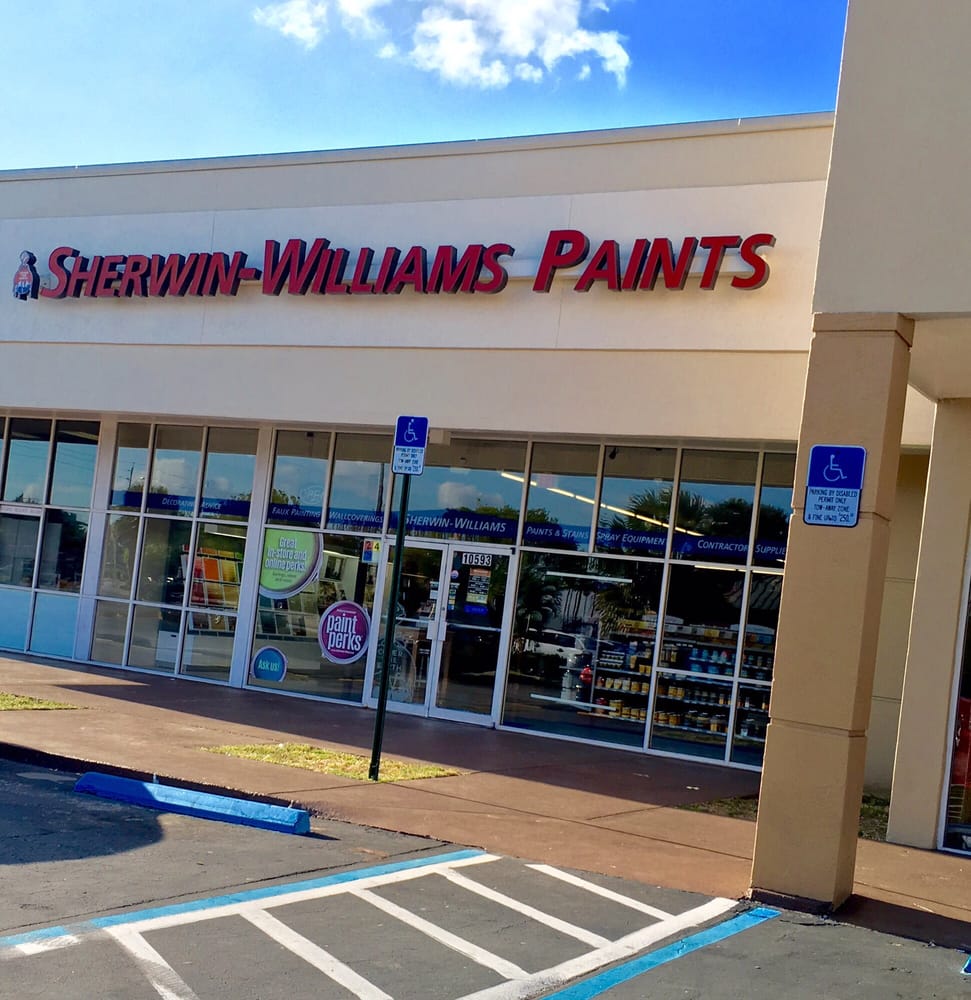 SHERWIN-WILLIAMS PAINT STORE nearby at 10593 SW 40th St, Miami, Florida ...