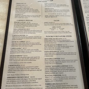 PANCHO’S MEXICAN RESTAURANT & CANTINA - Updated October 2025 - 213 ...