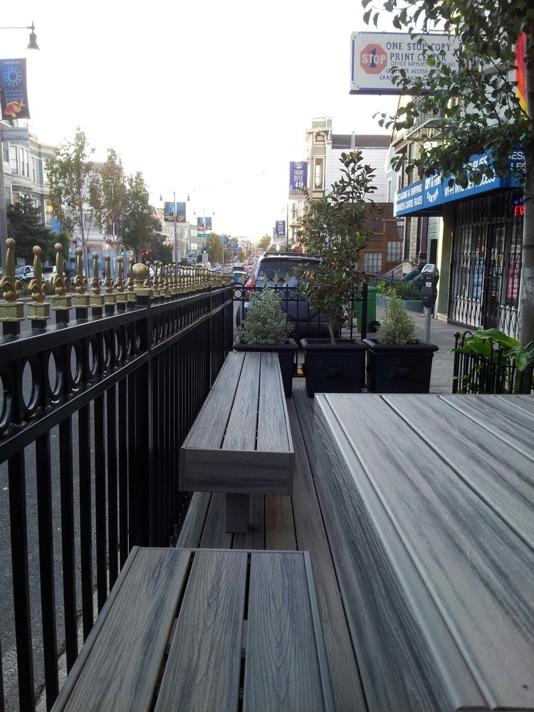 DIVISADERO & HAIGHT PARKLET - Updated April 2025 - 258 Divisadero St ...