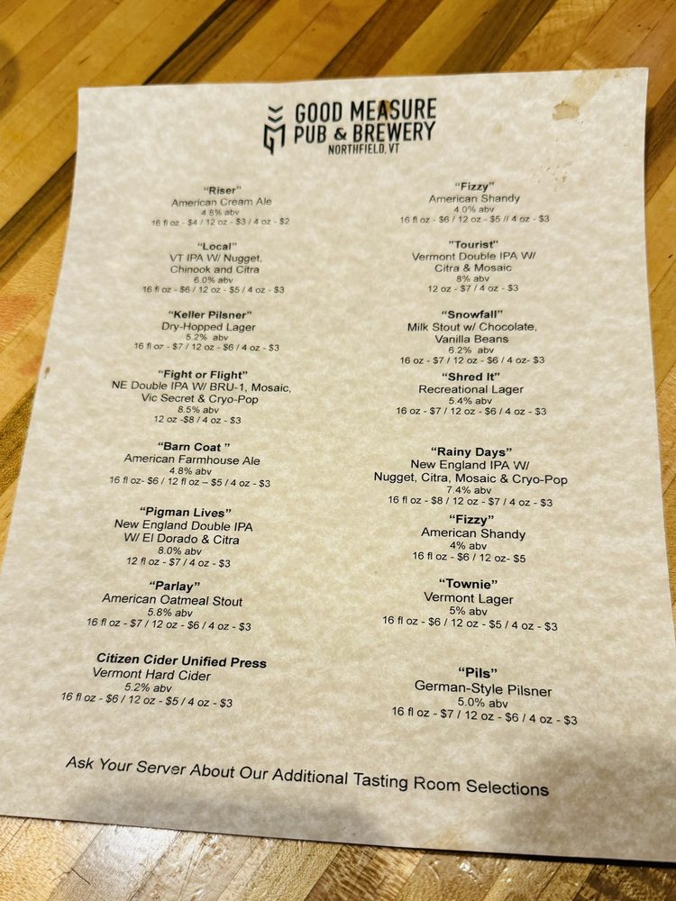 GOOD MEASURE BREWING - 10 Photos & 14 Reviews - 17 East St, Northfield ...