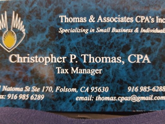 THOMAS & ASSOCIATES CPA’S - Updated July 2025 - 90 Blue Ravine Rd ...
