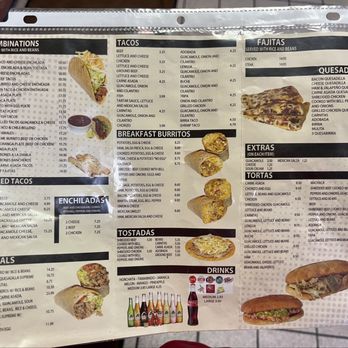 Alfonso's menu store