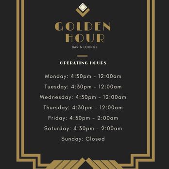 GOLDEN HOUR BAR & LOUNGE - Updated January 2026 - 10 Photos & 12 ...