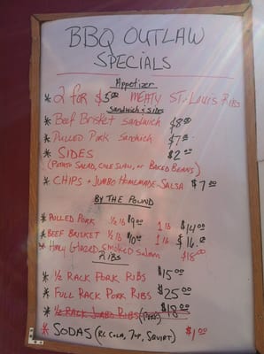 BBQ OUTLAW - Updated December 2025 - 10 Reviews - 3235 W Hwy 89A ...