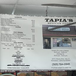 TAPIA MEXICAN FOOD - Updated December 2025 - 86 Photos & 107 Reviews ...