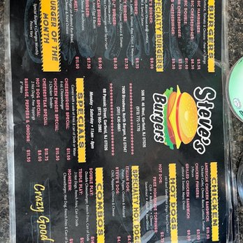 STEVE’S BURGERS - Updated June 2024 - 449 Photos & 562 Reviews - 506 US ...