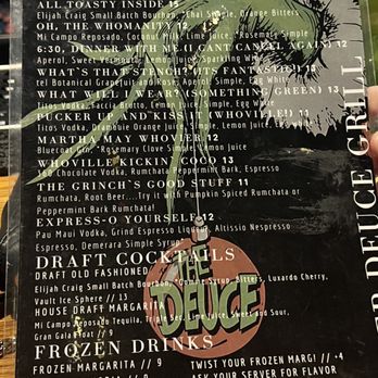DEEP DEUCE GRILL - Updated April 2025 - 254 Photos & 284 Reviews - 307 ...