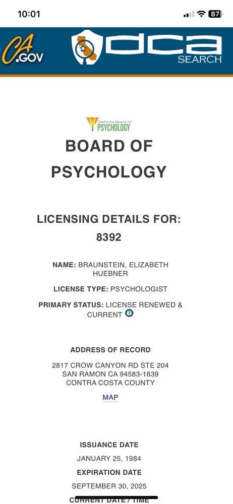 RANDY KOLIN PSYD - Updated October 2025 - Walnut Creek, California ...