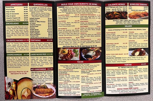 CALIENTE MEXICAN GRILL - Updated March 2025 - 18 Reviews - 24 Eastern ...