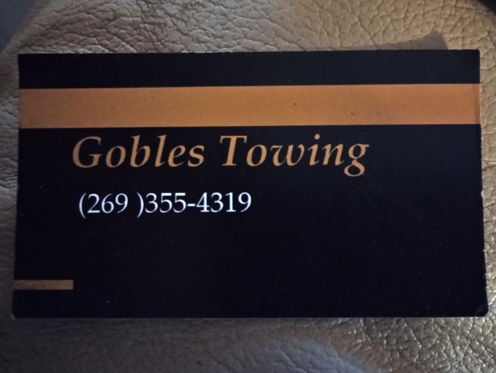 GOBLES TOWING - Updated July 2024 - Gobles, Michigan - Towing - Phone ...