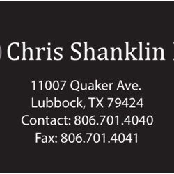 LUBBOCK PRIMARY CARE, CHRIS SHANKLIN MD - Family Practice - 11007 ...