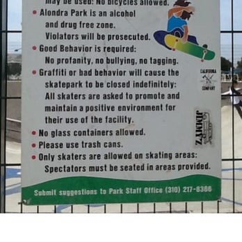ALONDRA SKATE PARK - Updated October 2025 - 34 Photos - 12 Reviews ...