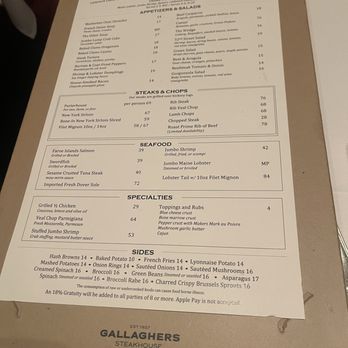 GALLAGHERS STEAKHOUSE - Updated October 2024 - 3569 Photos & 1985 ...