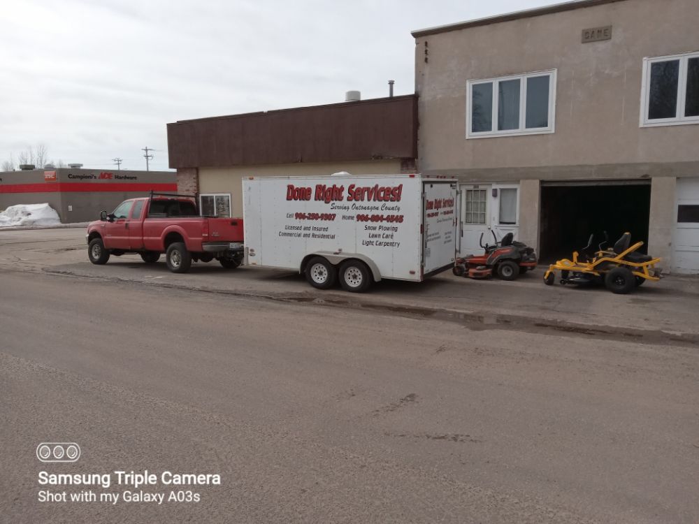 DONE RITE SERVICES - Updated October 2025 - Ontonagon, Michigan ...