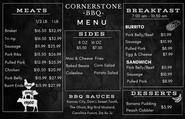 CORNERSTONE BBQ - Updated September 2024 - 245 Photos & 333 Reviews ...