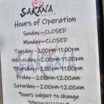 SAKANA GRILL - Updated October 2025 - 269 Photos & 84 Reviews - 1311 N ...