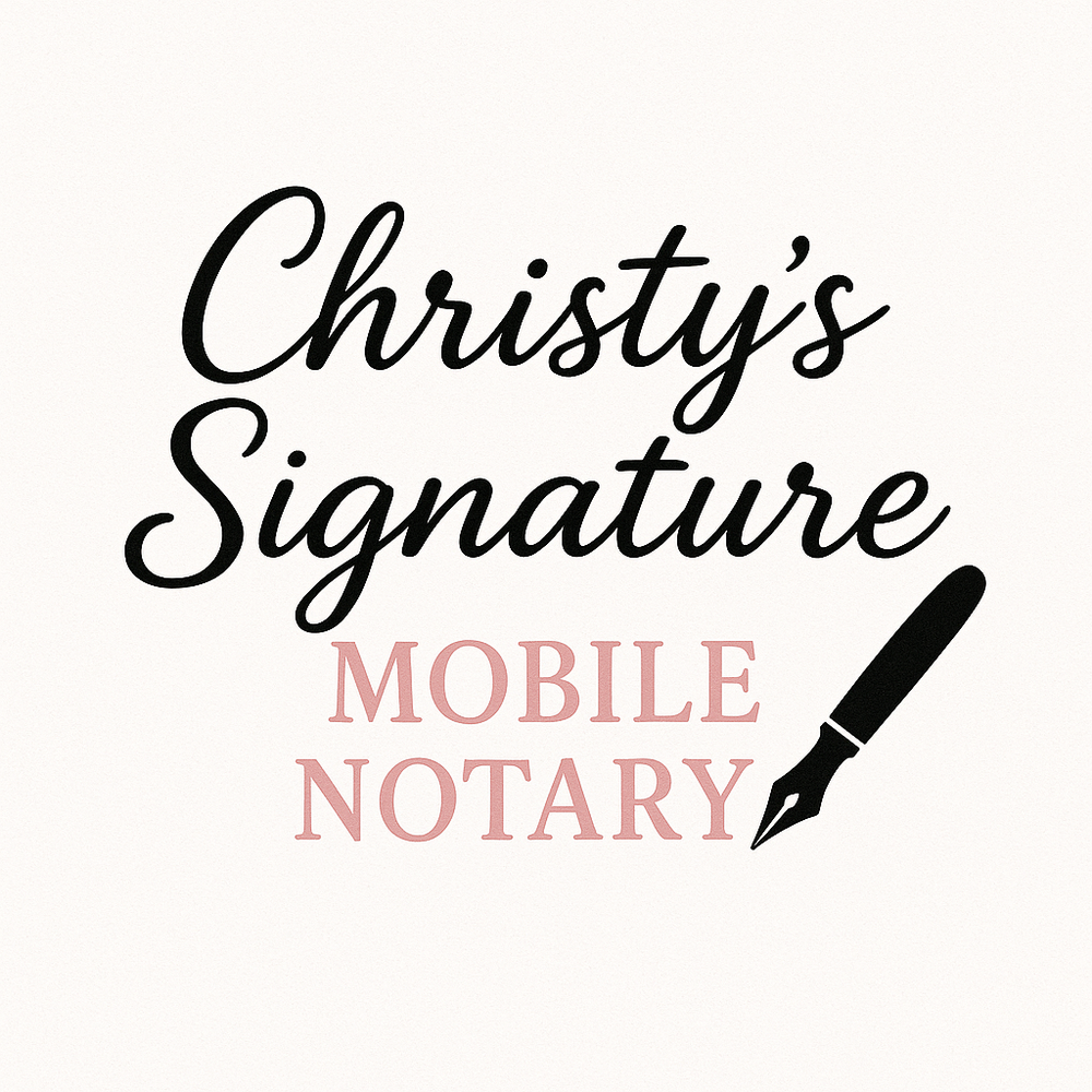 CHRISTY’S SIGNATURE MOBILE NOTARY - Updated December 2025 - Request a ...