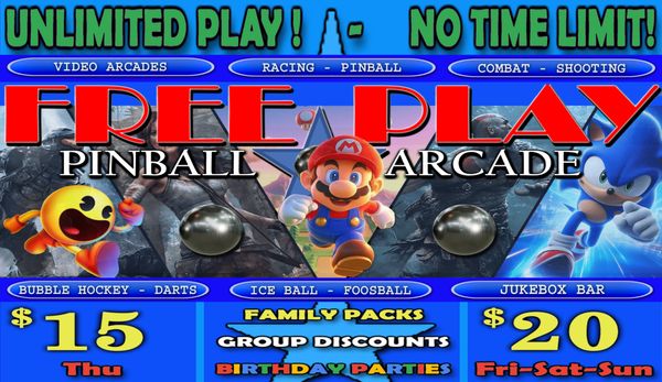 FREE PLAY PINBALL ARCADE - Updated May 2026 - 137 Photos & 54 Reviews ...