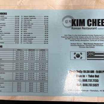 KIM CHEE II RESTAURANT - Updated August 2024 - 785 Photos & 427 Reviews ...