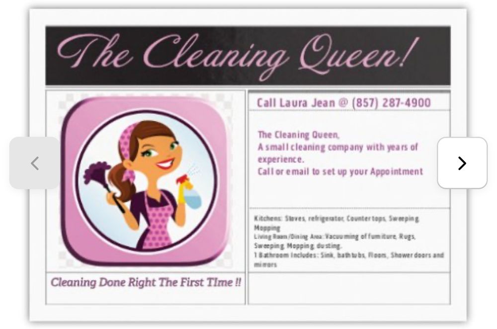 THE CLEANING QUEEN - Updated February 2025 - Malden, Massachusetts - Home Cleaning - Phone ...