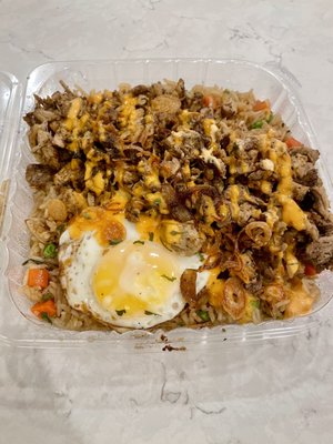 Photo of Fatboy Fried Rice - Jacksonville, FL, US. Sisig Fried Rice