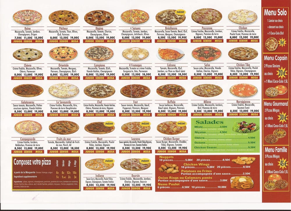 FAST PIZZA - Updated June 2024 - 6 rue des pleiades, Les Mureaux ...