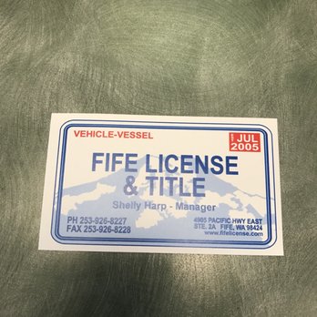 FIFE LICENSE AND TITLE - Updated March 2026 - 23 Reviews - 4905 Pacific ...