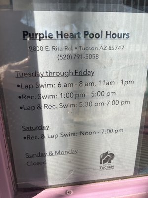 PURPLE HEART POOL - Updated December 2025 - 9800 E Rita Rd, Tucson ...