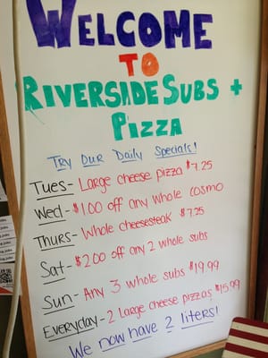 RIVERSIDE SUBS & PIZZA - Updated December 2025 - 14 Photos & 19 Reviews ...