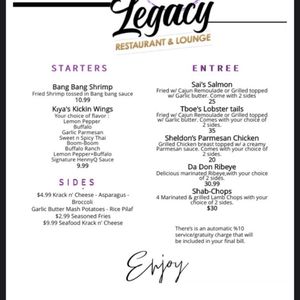 LEGACY RESTURANT & LOUNGE - 3610 Blanding Blvd, Jacksonville, Florida ...