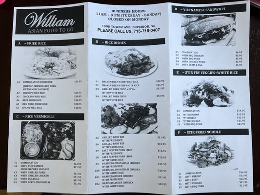 WILLIAM ASIAN FOOD TO GO - Updated October 2025 - 15 Photos - 10 Reviews - 1908 Tower Ave ...