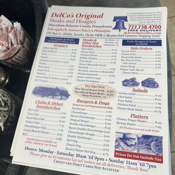 DELCO’S ORIGINAL STEAK & HOAGIES - 283 Photos & 519 Reviews - 1737 Main ...