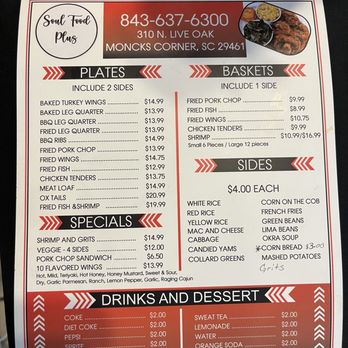 SOUL FOOD PLUS - Updated October 2025 - 20 Photos & 10 Reviews - 310 N ...