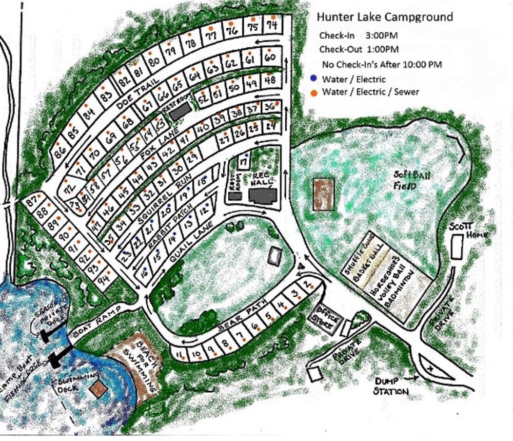 HUNTER LAKE CAMPGROUND - Updated October 2025 - 124 Hunter Lake Dr ...